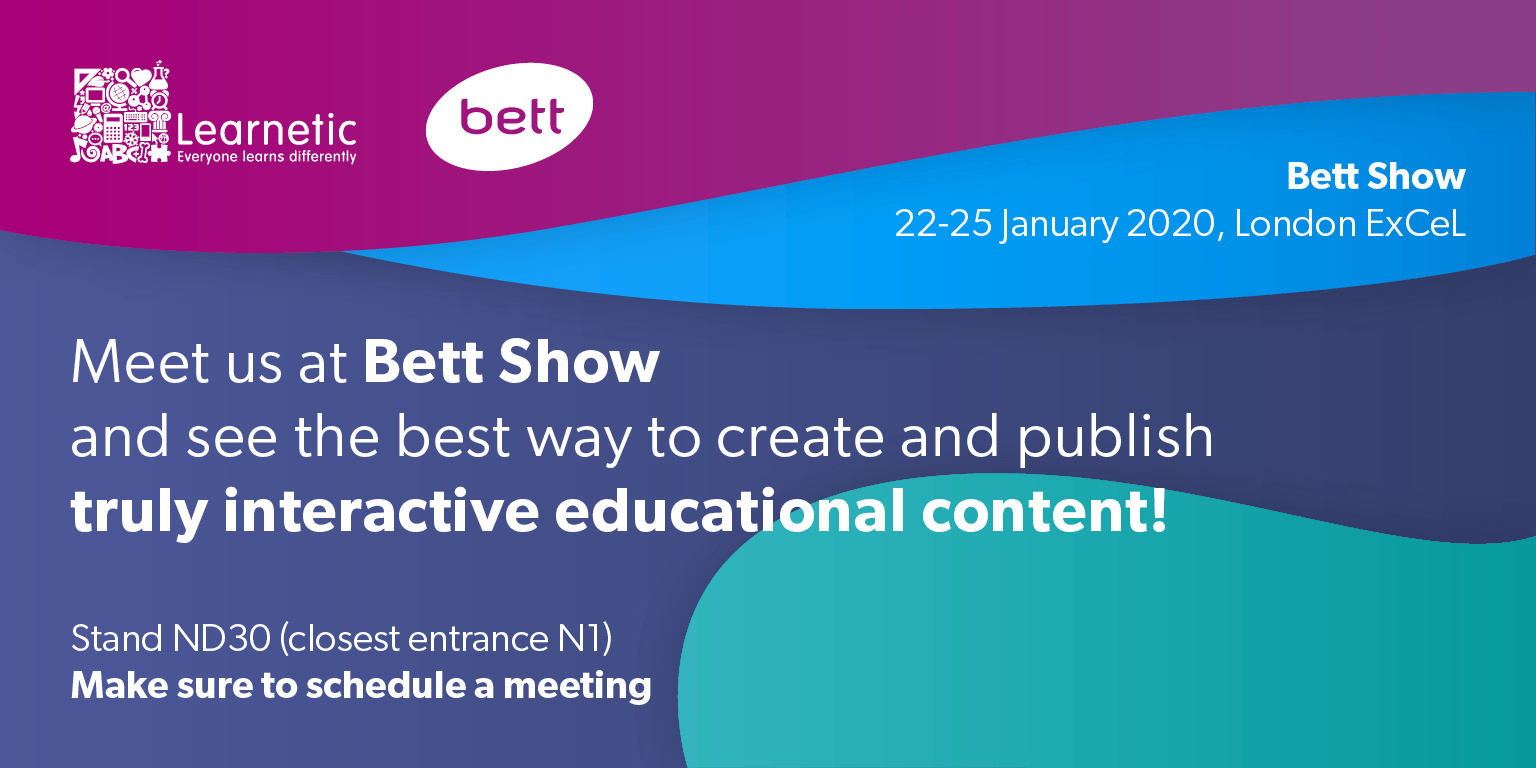 Learnetic at Bett Show 2020: How Technology and Learning Collide