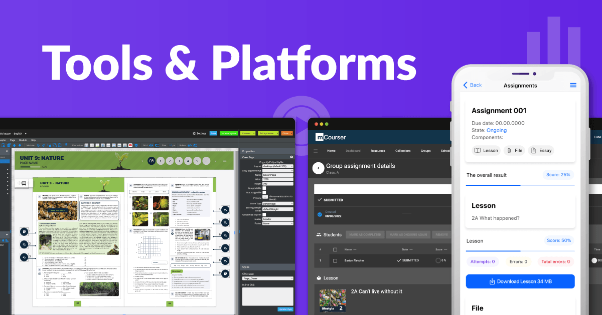 mCourser | The best white-label LMS platform for K-12 Education