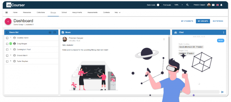 mCourser | The best white-label LMS platform for K-12 Education