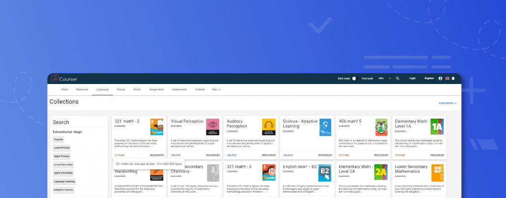 mCourser | The best white-label LMS platform for K-12 Education